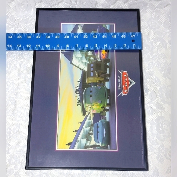 Disney | Wall Decor | Cars Disney Pixar Framed Picture Poster 4 X 11 ...